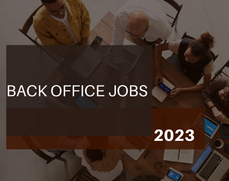 Back Office Jobs | MIS JOBs | Multiple Jobs