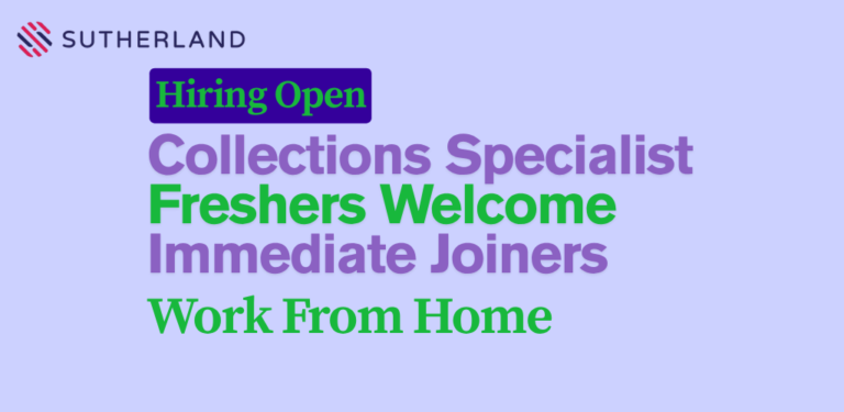 Latest Sutherland Job Collections Specialist Work From Home | Freshers ...